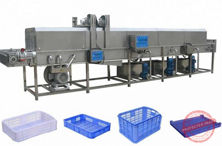 High Pressure Water Spray Basket Cleaning Machine | Vegetable ...